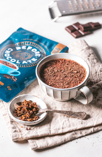 REAL Hot Chocolate made from whole Cacao Bean | Before Chocolate